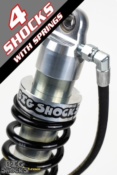 2.50" S-Series - 14" Travel (4) Shock & Spring Packages