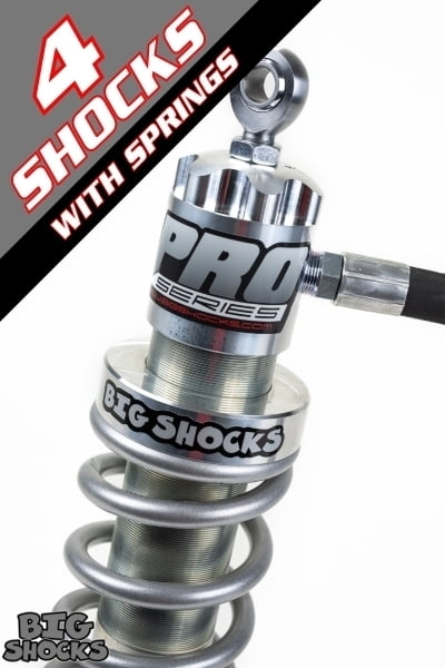 3.0" STEEL PRO Series - 20" Travel (4) Shock & Spring Packages