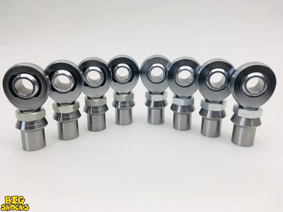 Heim Joint Rod End Economy Panhard Bar 1/2" X 5/8"-18 Heim Joint Kit W/ Bungs .120" Wall Ball ...