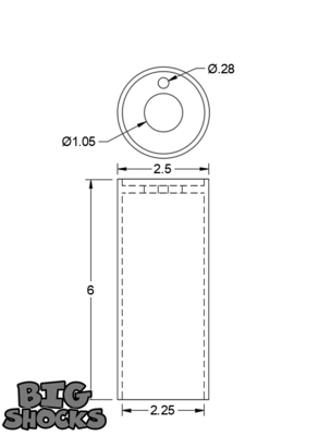 2.25" Bump Stop Mounting Can