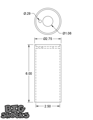 2.50" Bump Stop Mounting Can