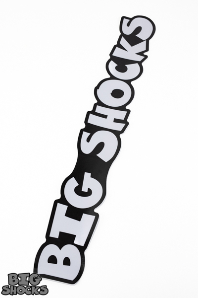 Big Shocks 36" Windshield White