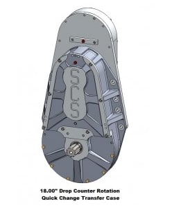 18” CL DROP COUNTER ROTATION QUICK CHANGE TRANSFER CASE